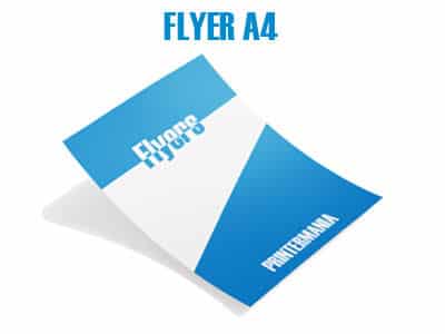 Flyer publicitario A4 tamaño 21 x 29,7 cm - Printermanía